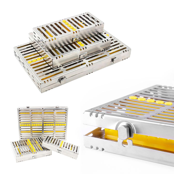 Sterilization Rack Tools Autoclavable Sterilization Box Dental Cassette File Burs Disinfection ...