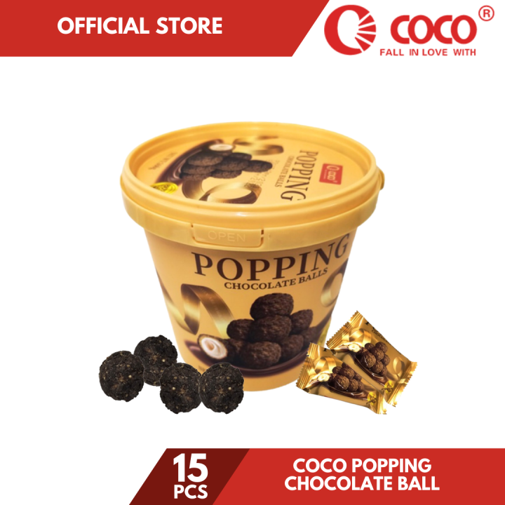 COCO Popping Chocolate ball 168 gram jar | Lazada PH