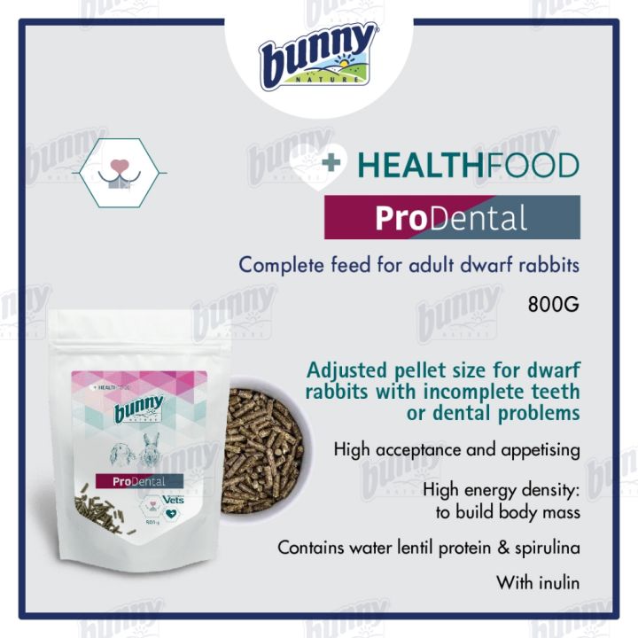 [ 𝐁𝐮𝐧𝐧𝐲𝐍𝐚𝐭𝐮𝐫𝐞 ] HEALTHFOOD PRODENTAL 800G Supplements Rabbits Guinea ...