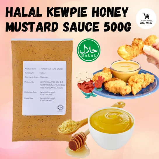 Halal Kewpie Honey Mustard Sauce 500g | Lazada