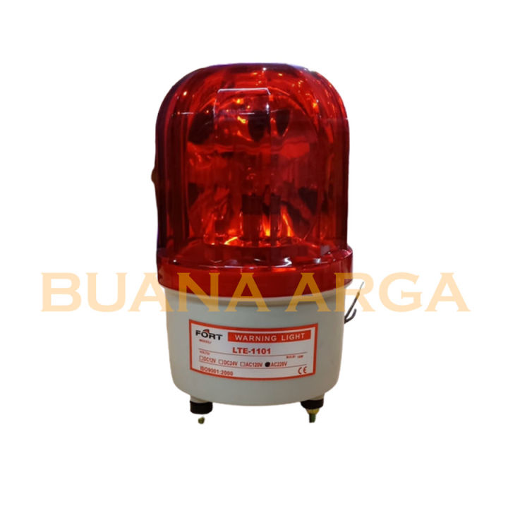 Warning Light / Rotary (Neon) LTE-1101 4" RED, BLUE, YELLOW | Lazada ...