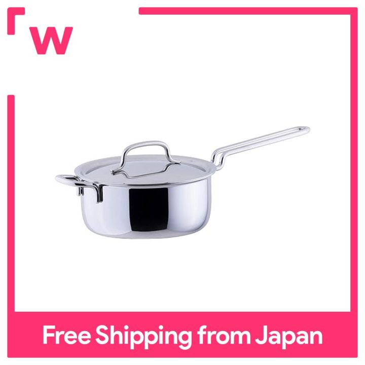 Miyazaki Seisakusho Geo one-handed pan 18cm Made in Japan IH compatible ...