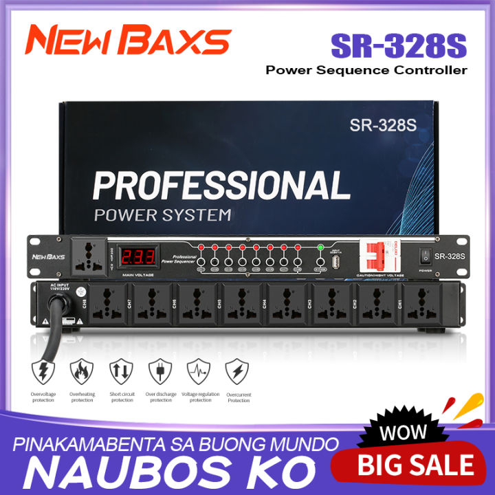 NEW BAXS power switch controller SR-328/SR-328 Power Manager 10 Channel ...