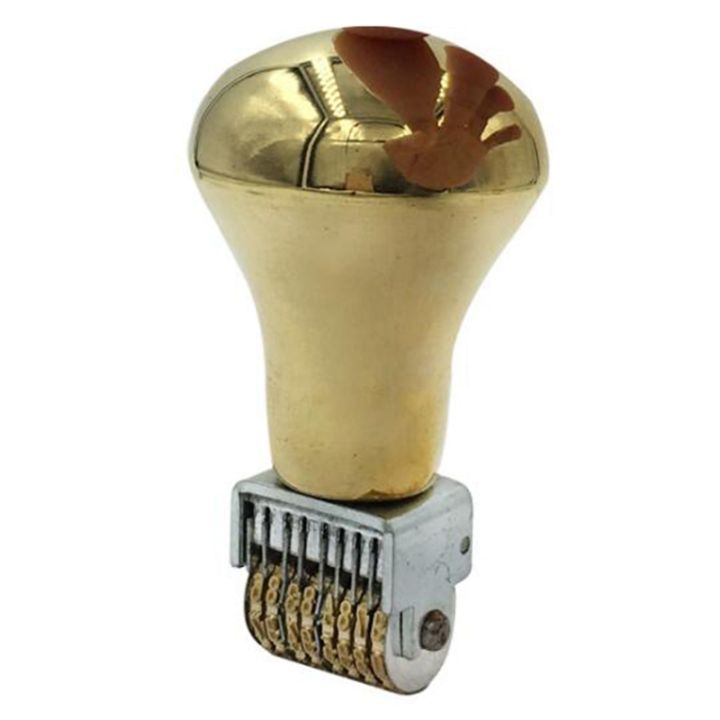 (QTAS) Retro Roller Date Stamp Copper Metal Calendar Time Stamp Diy ...