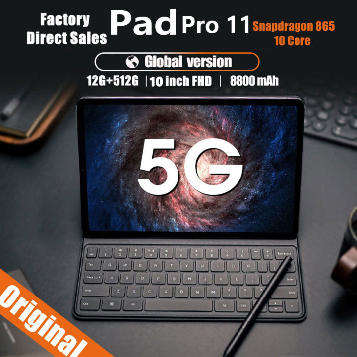 2023 new tablets of Galaxy HD10 Tab 10.8inch 12GB + 512GB network ten ...