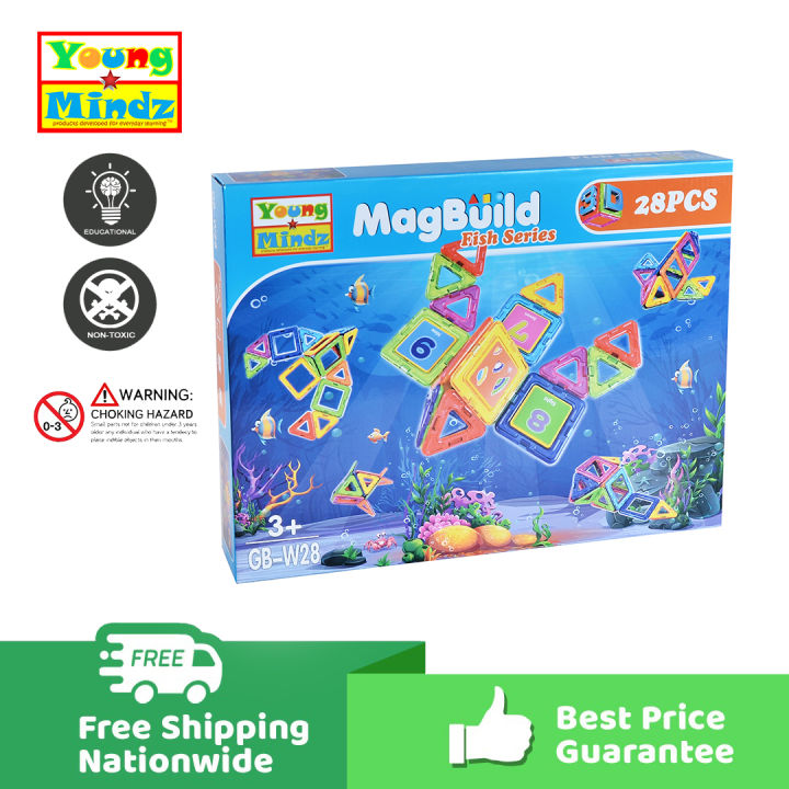 Young Mindz 28 pcs. Mag-Building Carnival Set | Lazada PH