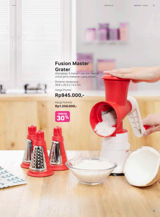 Tupperware Fusion Master Grater PROMO MARET 2021 | Lazada Indonesia