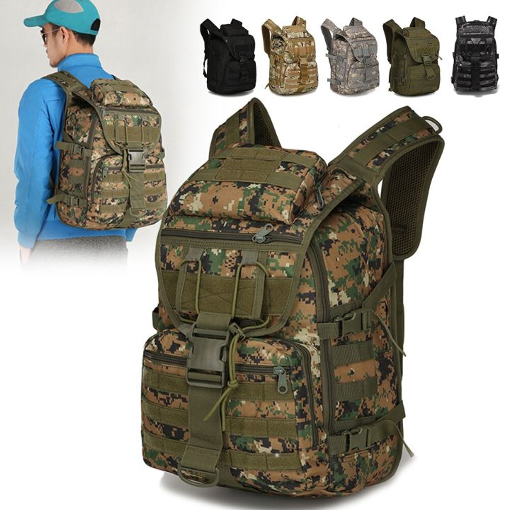 Military Backpack Army Tactical Molle Rucksack Men's Travel Camping ...