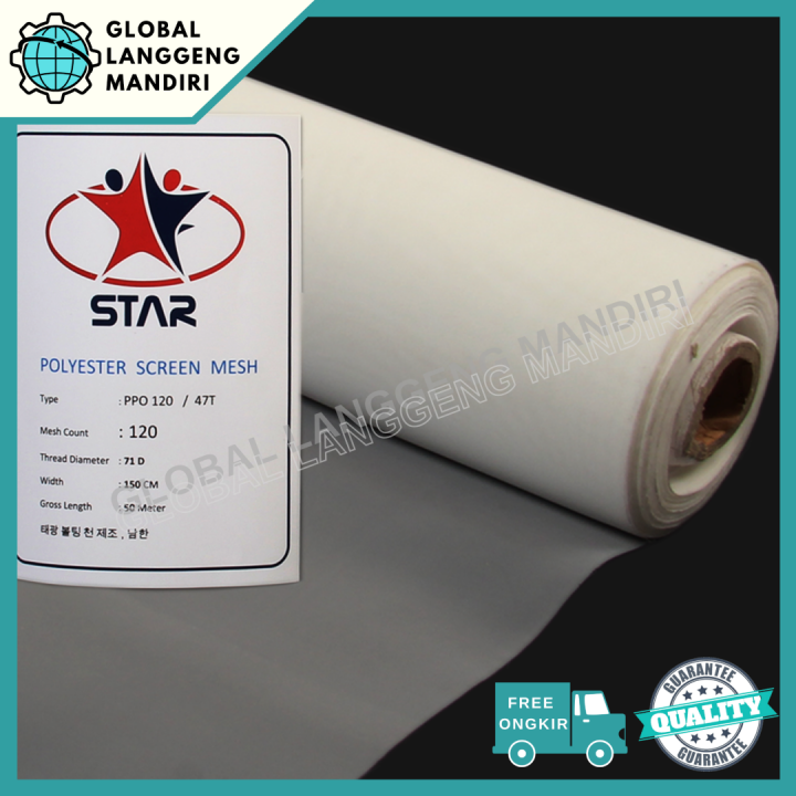 WIRE MESH NYLON 120 1.5MX1M / SARINGAN NYLON #120 / SARINGAN POLYESTER ...