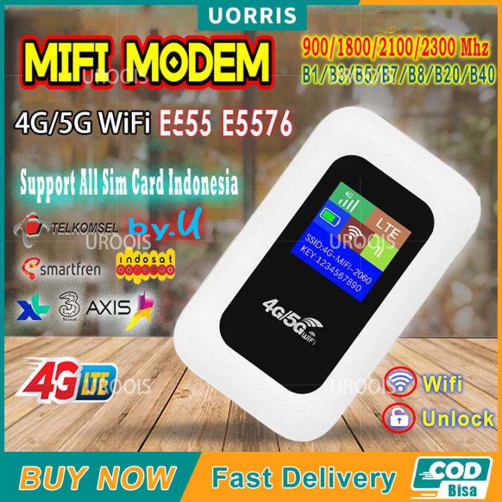 Modem wifi / modem mifi 4G LTE 5G 150Mbps Unlock All Operator | Lazada ...