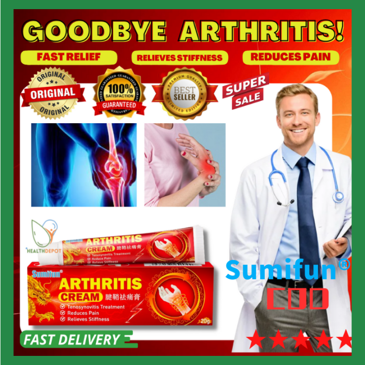 Sumifun Arthritis Cream For Hand Wrist Thumb Finger Pain Relief Muscle ...