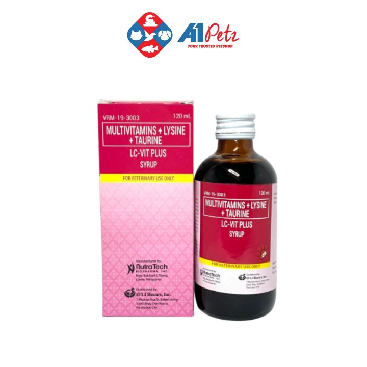 LC Vit Plus Multivitamins Cat and Kitten Syrup 120ml | Lazada PH