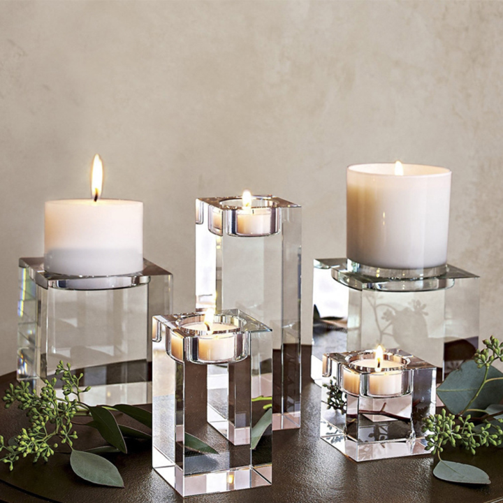 LF 【Ready】 Crystal Candlelight European Upscale Candlelight Dinner ...