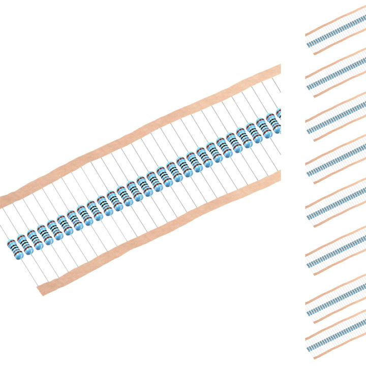 100Pcs Resistor Kit,1 / 4W Resistor 0.25W Resistor Metal Film for DIY ...