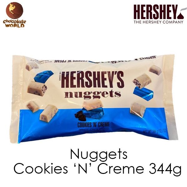 Hersheys Nuggets Cookies n Creme 344g Classic Bag (Made in Malaysia ...