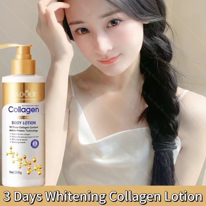 Just 3 Days Whitening Body Lotion Effective Collagen Whitening Lotion Whitening Skin Body ...