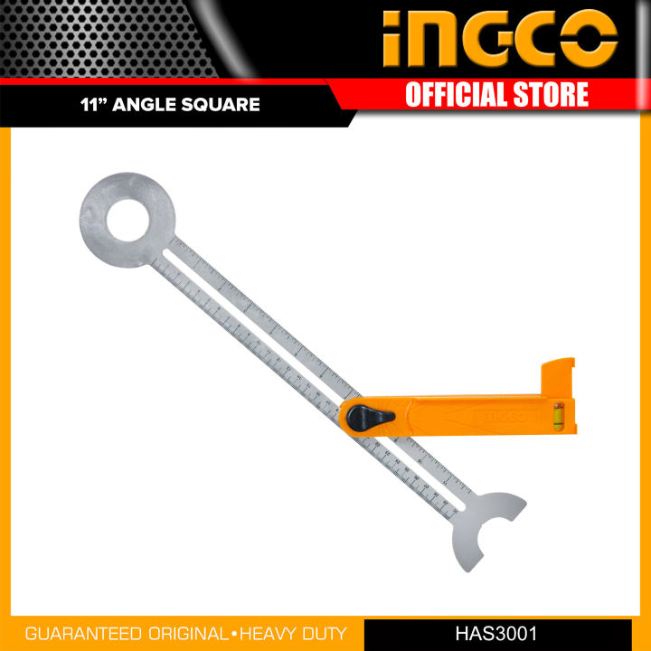 Ingco HAS3001 Angle Square 11" (300mm) for Carpentry Use IHT | Lazada PH