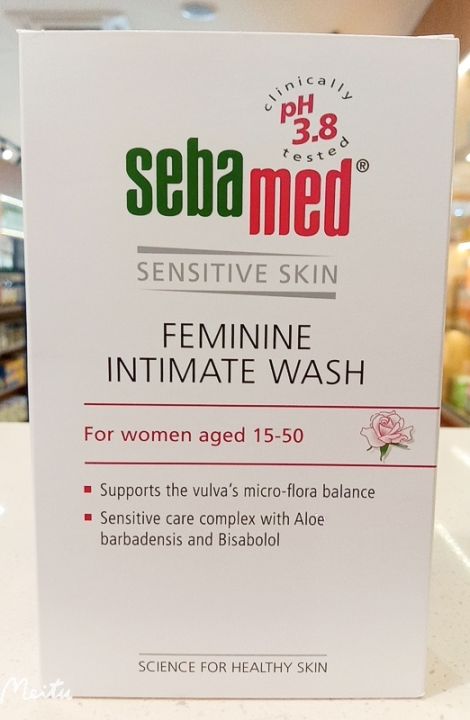 SEBAMED FEMININE INTIMATE WASH (SENSITIVE) (WOMEN AGED 15-50 YEARS) pH ...