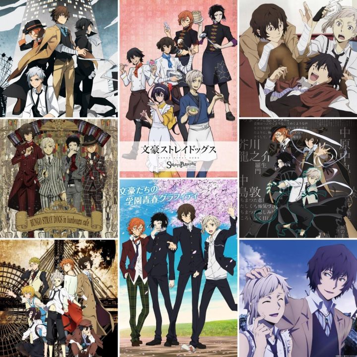 Bungou Stray Dogs Anime Characters Poster A4 Size | Lazada PH