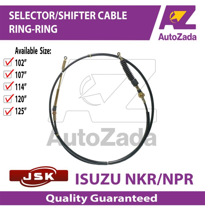SELECTOR CABLE FOR ISUZU NKR W/O LINKAGE 102" 107" 114" | Lazada PH