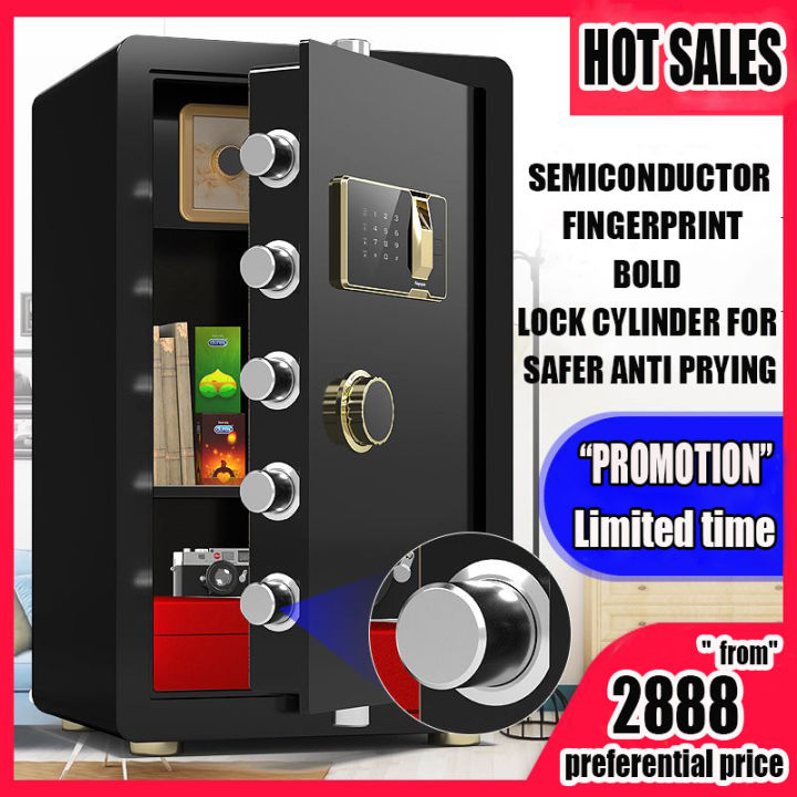 25CM45CM60CMSecure Luxury Digital Depository Cash Safe Fingerprint ...