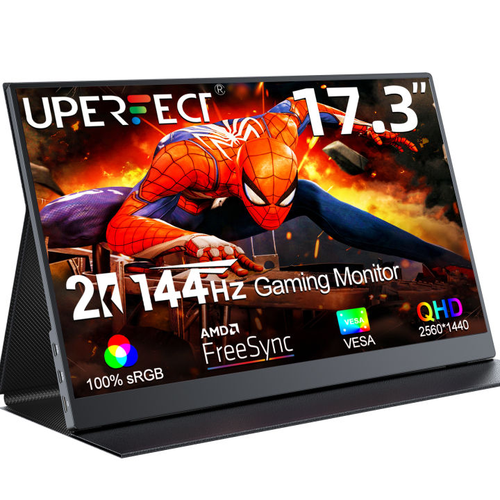 UPERFECT [Local delivery] 2K 144HZ Portable Monitor 17.3inch 2560 x ...