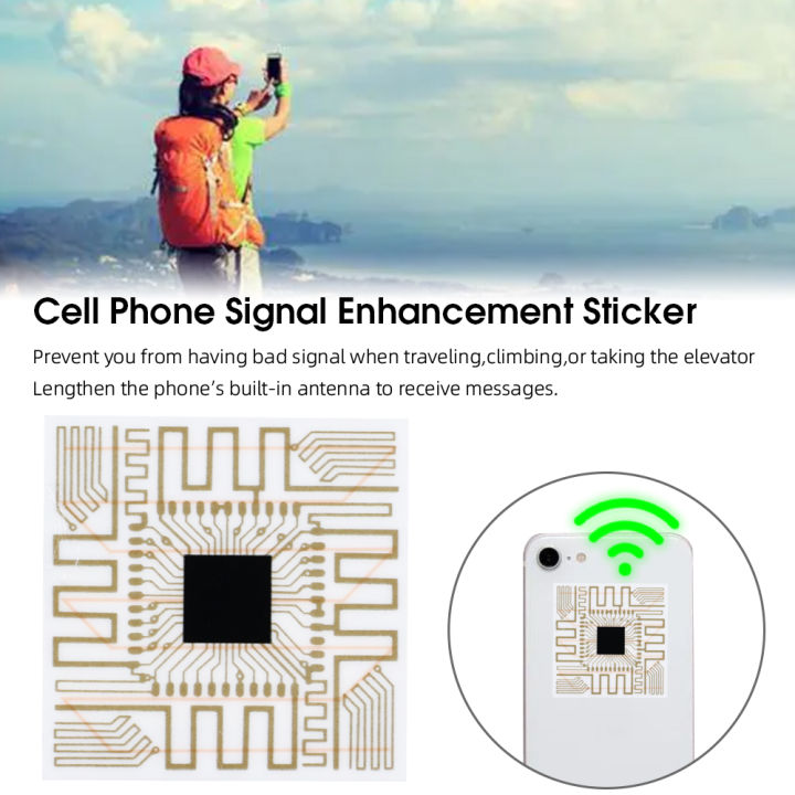 1/3PCS Transparent Mobile Phone Signal Enhancement Sticker Portable ...
