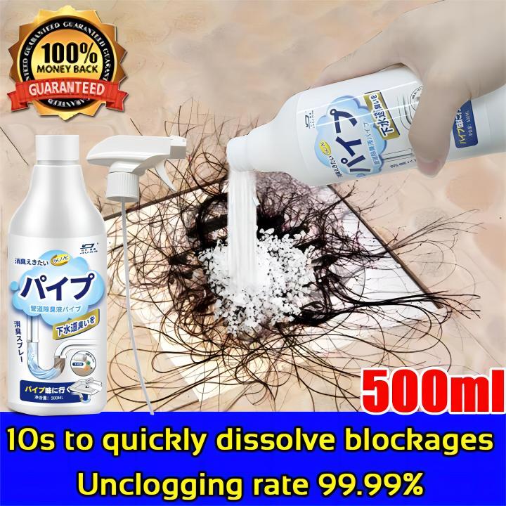 🔥NEW🔥Powerful drain clog remover drain pipe unblocker serbuk drainage ...