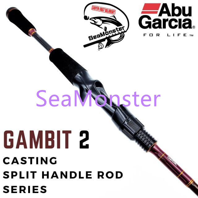 0857 ABU GARCIA GAMBIT 2 CASTING SPINNING FISHING ROD GAMBIT2 | Lazada