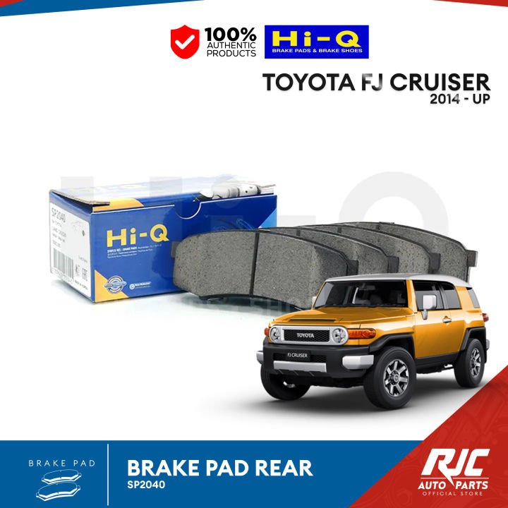 HI-Q BRAKE PAD TOYOTA FJ CRUISER REAR 2014-UP SP2040 FJ Cruiser 1SET ...