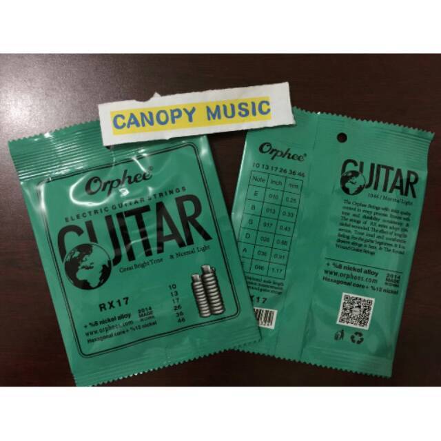 Senar gitar elektrik 0.10 orphee | Lazada Indonesia