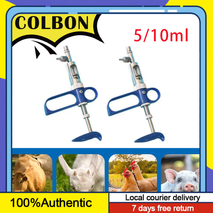 Automatic Continuous Syringe Veterinary Adjustable Injector for pig ...