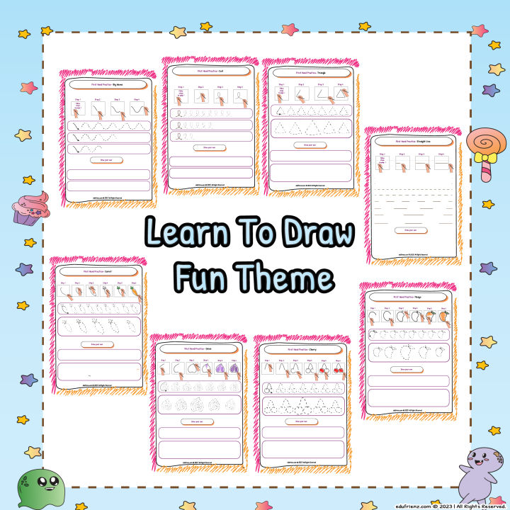 [DIGITAL COPY] Learn-to-Draw Series Worksheets: Master the Basics of ...