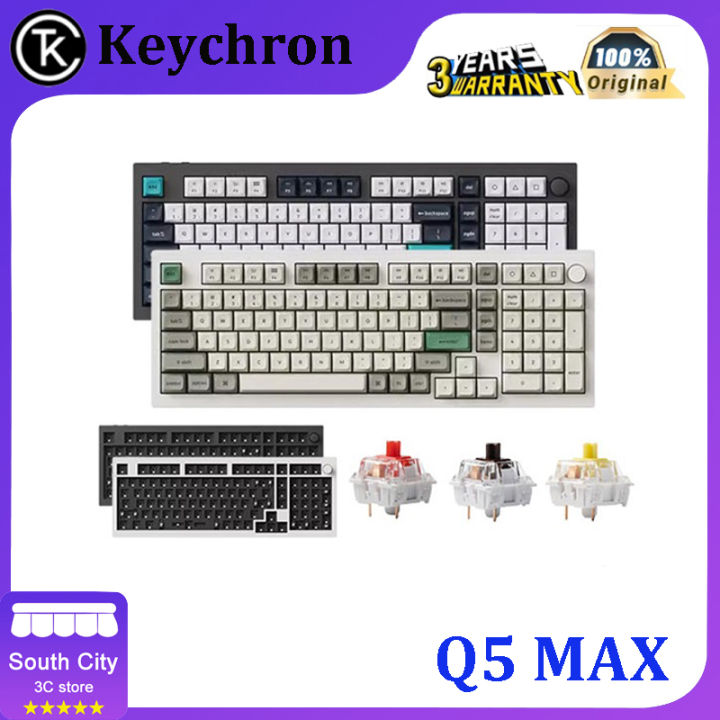 Keychron Q5 Max QMK/VIA Wireless Custom Mechanical Keyboard | Lazada ...