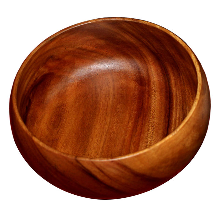 SANDERWOOD Calabash Wooden Salad Bowl 4x10x10 | Lazada PH