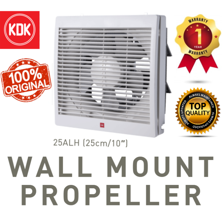 🔥100% ORIGINAL🔥 KDK 25ALH 10" (25cm) Wall Mount Propeller Ventilating ...