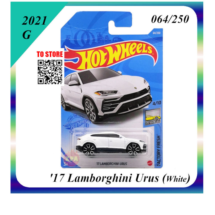 Hot Wheels Lamborghini Diecast 2017 Lambor ghini Urus ( White - blister ...