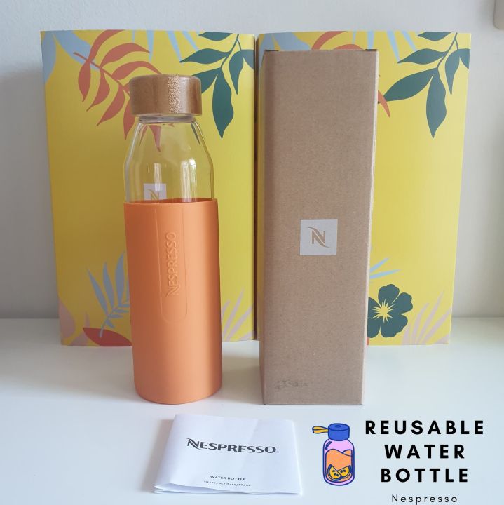🍁พร้อมส่ง🍁ขวดน้ำ กระบอกน้ำ Nespresso ของแท้ 💯Nespresso Reusable Water ...