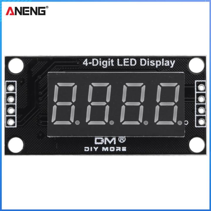 【ANENG】TM1637 LED Display Module 7 Segment Glow Tube Clock 0.36 Inch ...