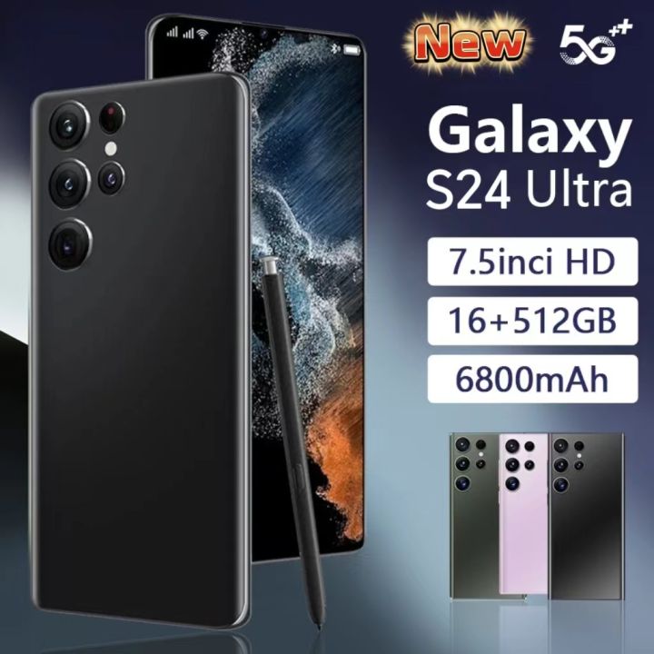 Galaxy S24 Ultra 5G smartphone 6.7HD+ supports 2 SIM cards 16GB+512GB large battery 6800mah ...
