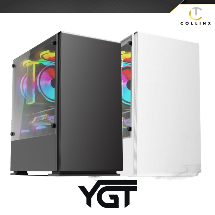 YGT B702 Case | Tempered Glass Gaming PC/ Desktop Case M-ATX / MINI-ITX ...