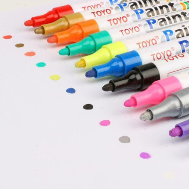 TOYO Paint ปากกามาร์คอุปกรณ์จับยึดแผงโซล่าเซลล์ ปากกาเอนกประสงค์ เขียน ...