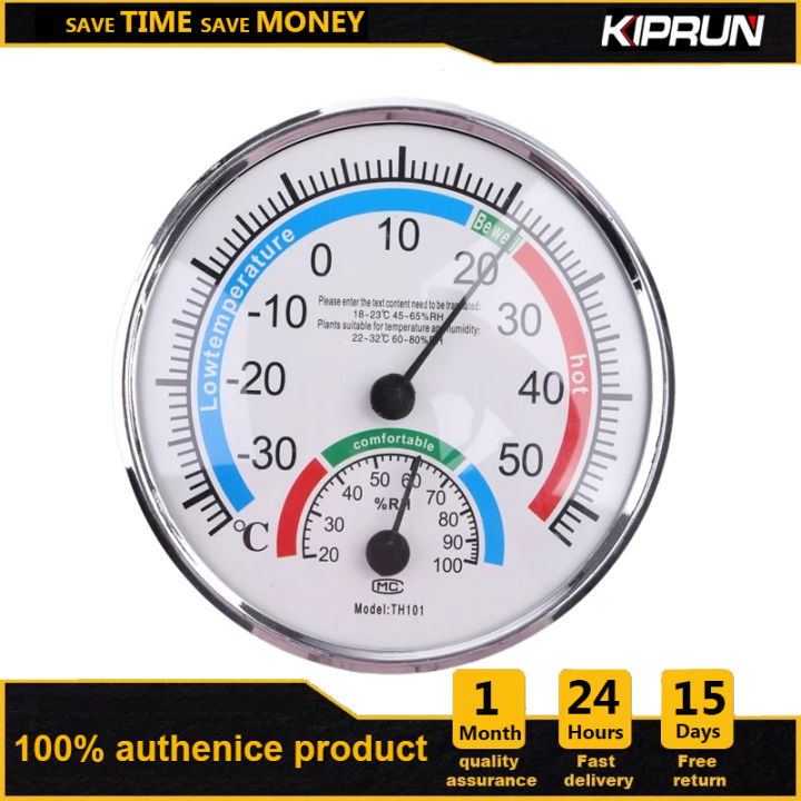 KIPRUN Thermometer Hygrometer 2 in 1 Temperature Analog Humidity ...
