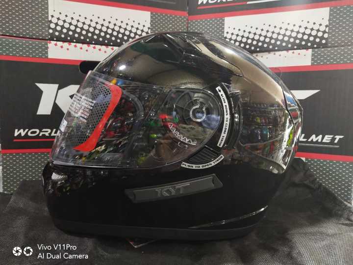 helm full face kyt K2R solid / kyt K2 rider polos original asli / helm ...