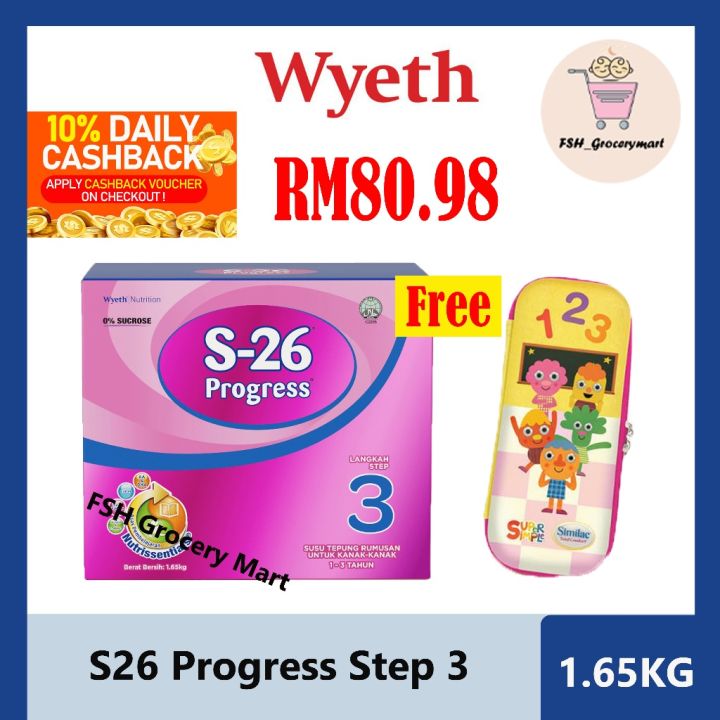 ♤S26 Progress Step 3 (1.65kg) Exp 062025 (Wyeth)☞ | Lazada
