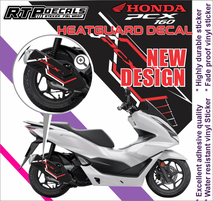 Honda PCX 160 Abstract Printed Decals Sticker for HEATGUARD | Lazada PH