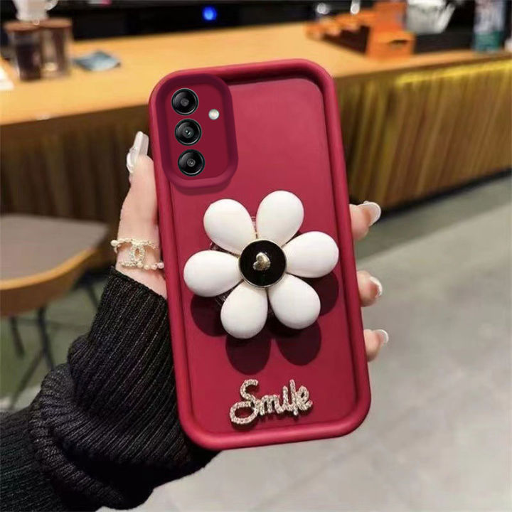 เคสโทรศัพท์ Samsung Galaxy A25 A55 A35 A15 5G 4G 2023ใหม่ กาแล็คซี่ที่มีรูปทรงดอกไม้ที่สง่างาม ...