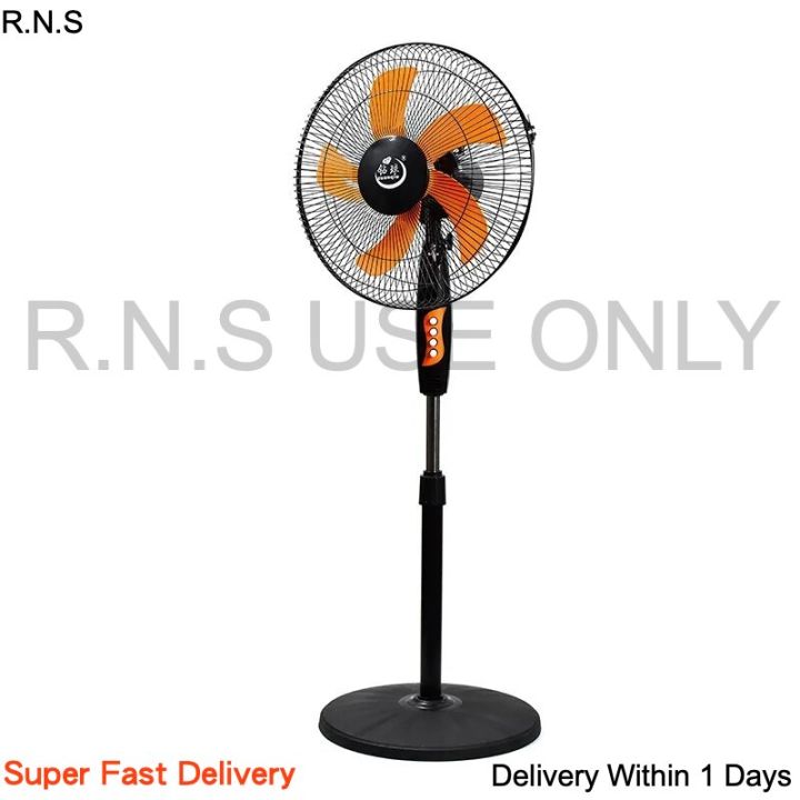 Stand Fan Kipas Berdiri Ultra Strong Floor Stand Fan 16 Inch 5 blades 3 Speed Mode Kipas Berdiri ...
