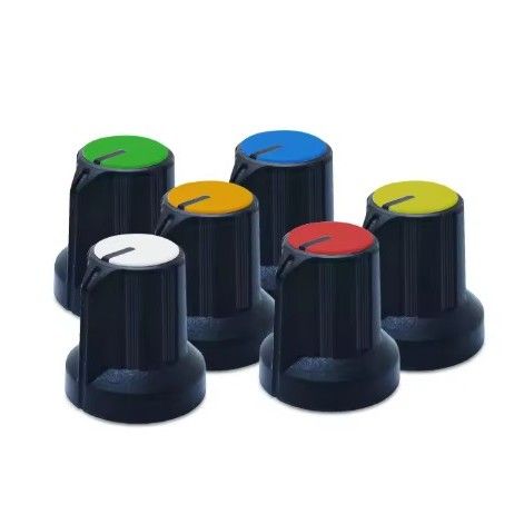 KNOP AUDIO MIXER KNOB POTENSIO PUTAR PLASTIK 15X16MM BODY HITAM ...