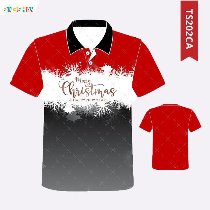 2025 Christmas POLO-Shirts 3D Printed Popular graphic Full sublimation ...